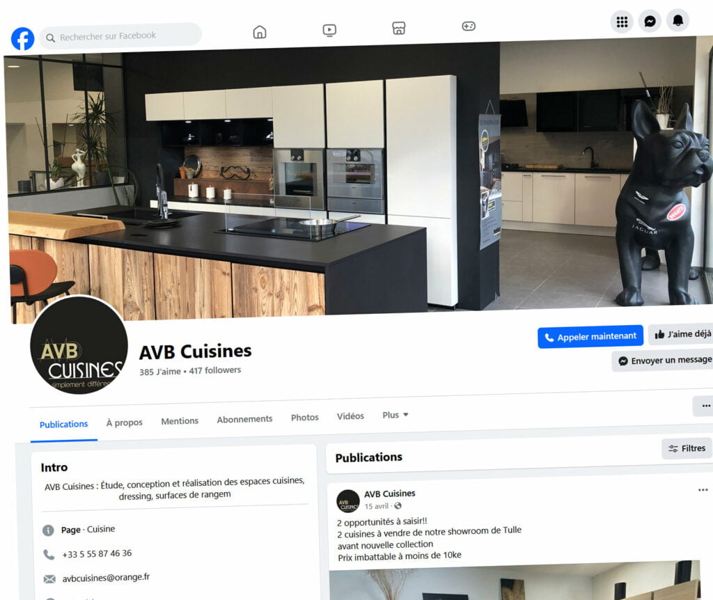 Suivez-nous sur les réseaux sociaux ! – AVB Cuisines